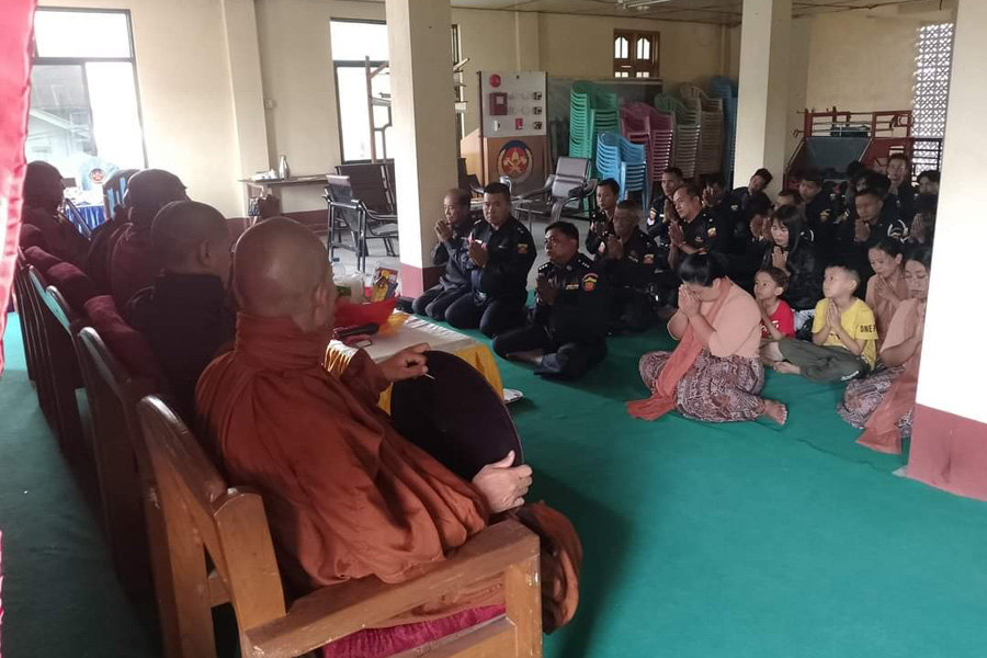 သီပေါမြို့၌ ၇၈ နှစ်မြောက် မြန်မာနိုင်ငံမီးသတ်တပ်ဖွဲ့နေ့အထိမ်းအမှတ